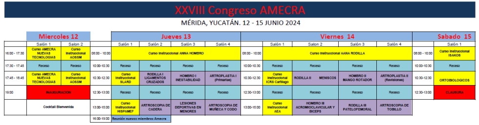Programa Académico 2024 | AMECRA